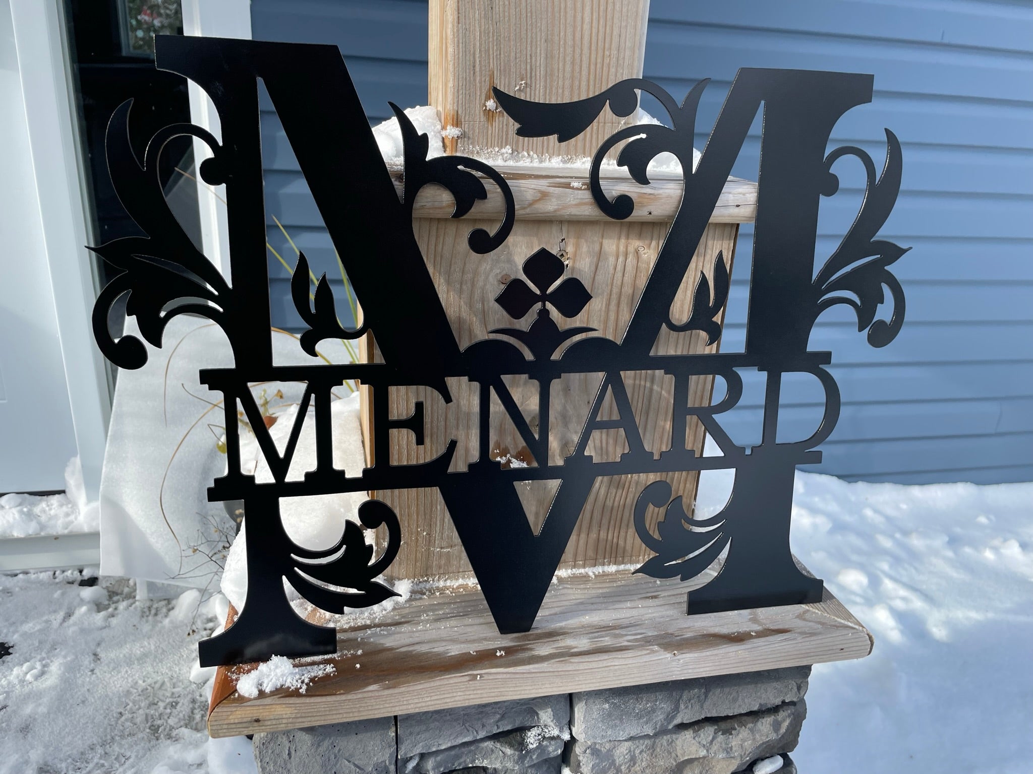 Custom, Personalized Monogram & Name Metal Signs in Nova Scotia, Canada ...